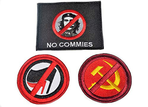 Anti-Communist Patch Bundle/Set. No Commies, Che Guevara, Soviet Union, Fight Communism | Wish