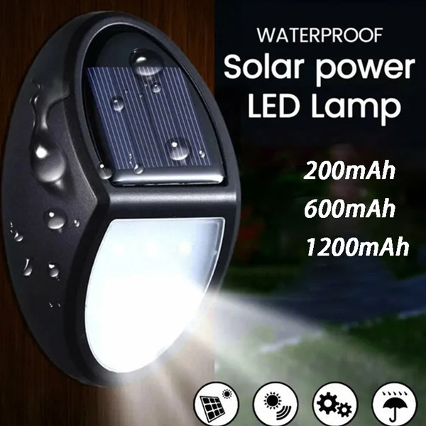 1PC 10 led solar wall light highlight lamp beads outdoor waterproof ...