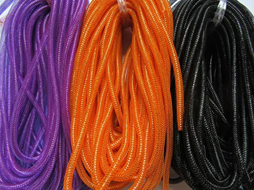 45 Yards Solid Mesh Tube Deco tubing Flex for Wreaths Cyberlox CRIN ...