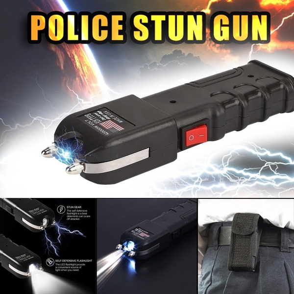 Stun Gun with LED Flashlight for Women and Men's Self-Defense Defend ...
