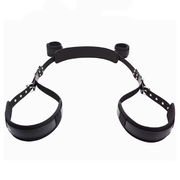 Adjustable Handcuffs Legcuffs Thigh Restraint Open Legs BDSM Bondage ...
