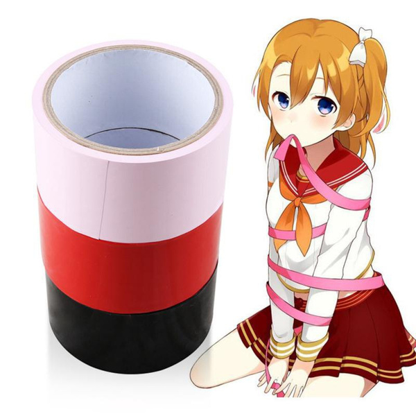 PVC Duct Tape Elastic Sticky Bondage Binding Tape Kinky Tied Fetish ...