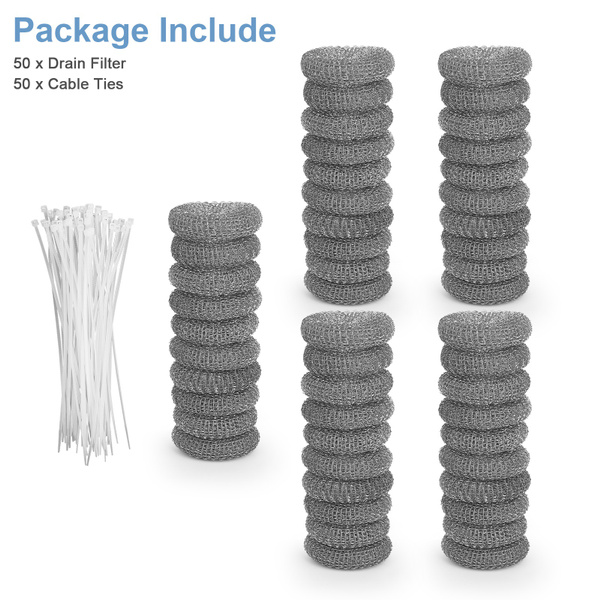 50 PCS Washing Machine Drain Filter - Lint Traps Washing Machine Lint ...