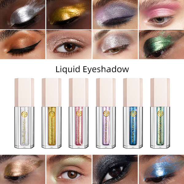 Liquid Eyeshadow Glitter Shimmer Eye Shadow Eyeliner Waterproof Long