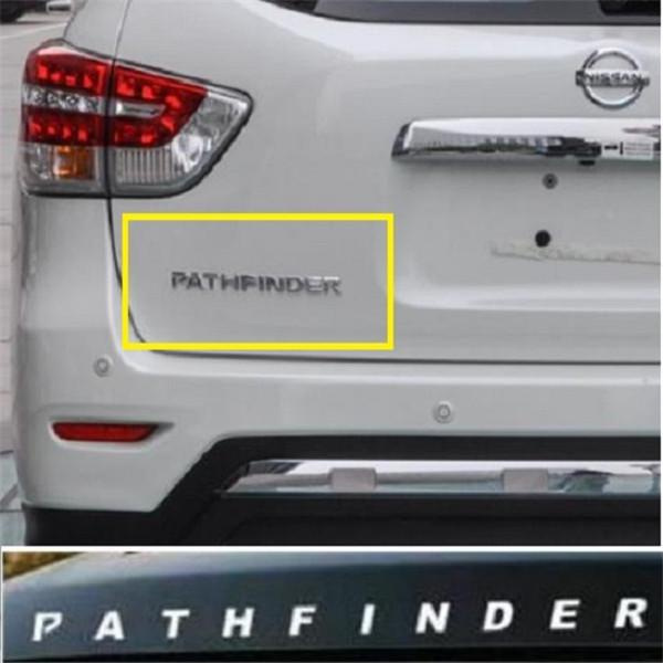 1Set For Nissan Pathfinder Car Metal 3D Letters Hood Emblem Logo Badge ...