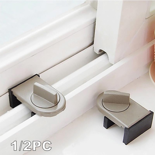 1/2PC Home Transfer Window Sliding Door Child Safety Locks Door ...