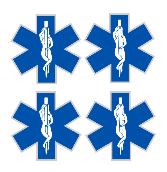 4X Star Of Life EMS Stripper Style Window Decal | Wish