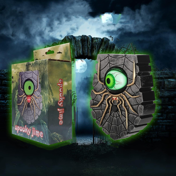 Halloween Creative Horror Spider Doorbell, Ghost One-Eyed Scary Spider ...