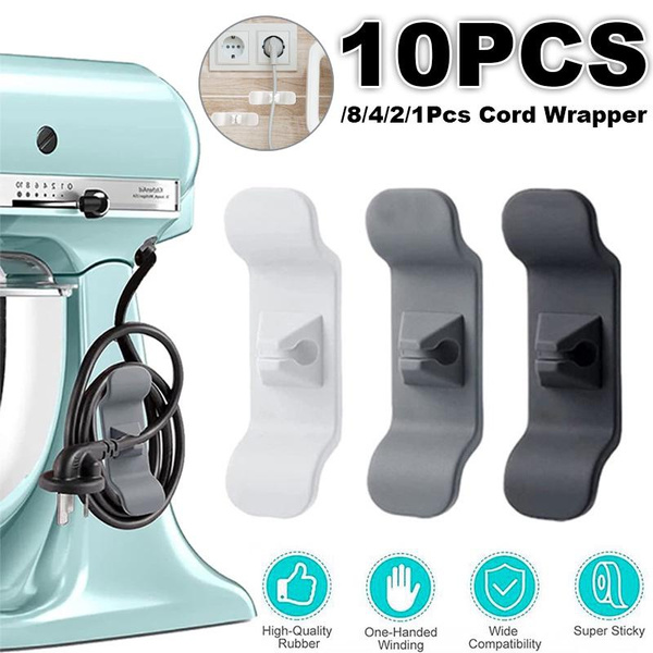 1/2/4/8/10pcs Cord Wrapper Organizer Clips Holder Wire Hider Cable ...