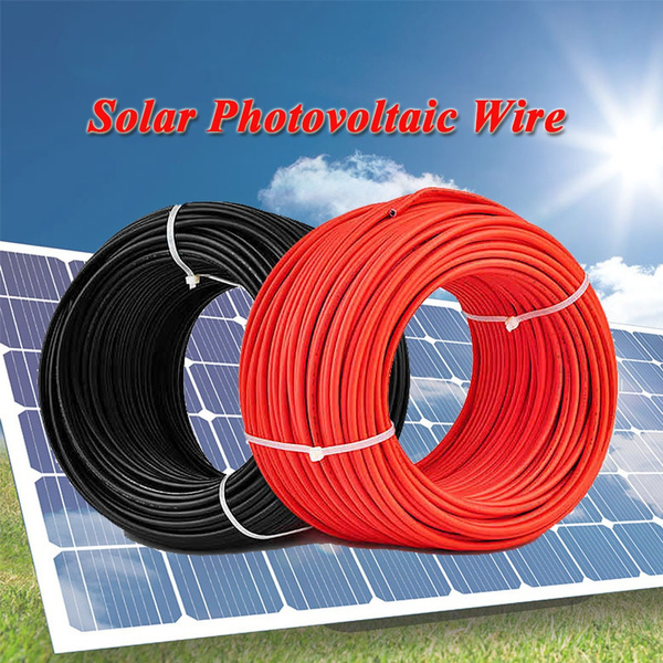 4mm2 12AWG Solar PV Wire Cable for Home Solar Panel System- 5M/10M/15M ...