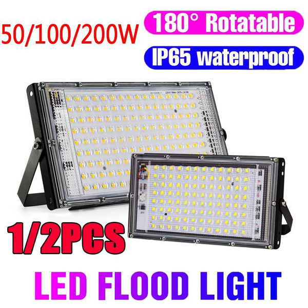 Reflector LED Flood Light 50W 100W 200W Floodlight CHIP IP65 Waterproof ...