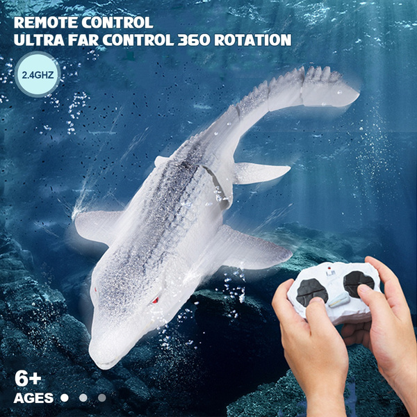 2.4G Wireless Remote Control Simulation Mosasaur Dinosaur Toys ...