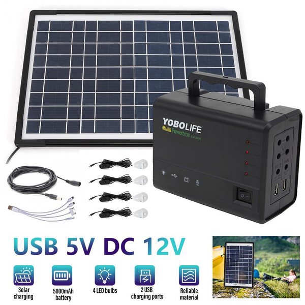 Portable Power Station Generator with Solar Panel Power Supply for ...