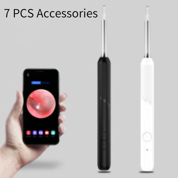 Smart Visual Ear Pick with LED Light Ear Cleaning Rod Visible Ear Spoon ...