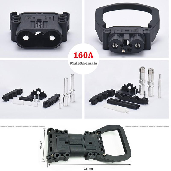 Power Connector 80A/160A Forklift Battery Connector 150V Power Male and ...