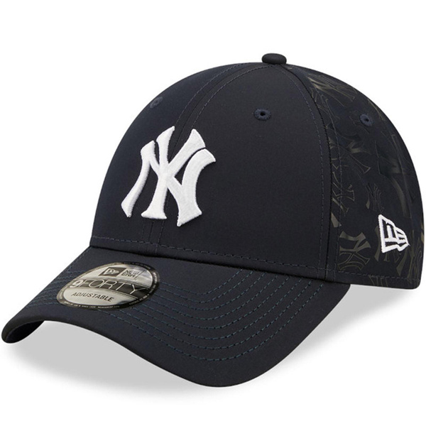 New Era Mens New York Yankees 9FORTY MLB Half Monogram Baseball Cap Hat ...