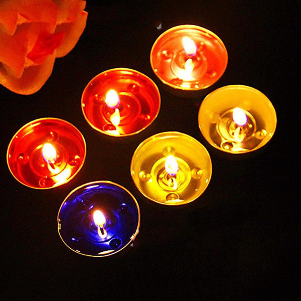 50PCS/Tea Wax Aromatherapy Candles Cooking Tea Pendulum Chart Smokeless ...