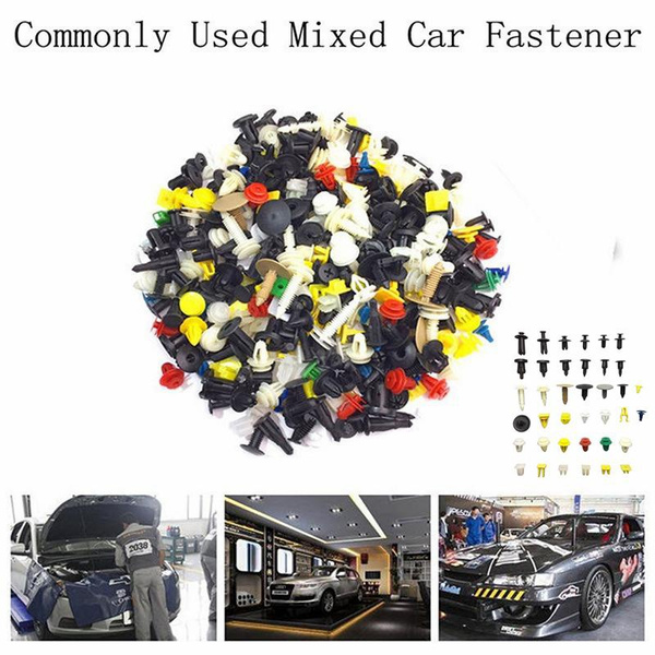 Universal Plastic Clips for Car Fender Bumper Door Car Interior Hole ...