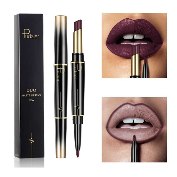 16 Color New Double Ended Sexy Lasting Matte Waterproof Lipliner and ...