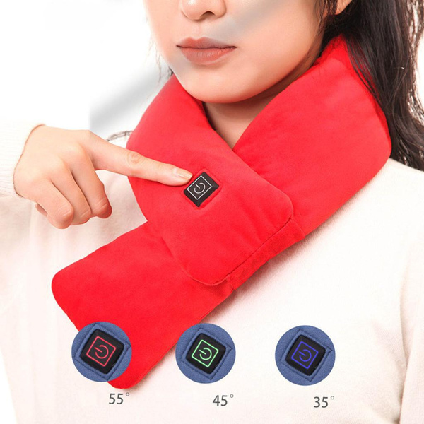 Portable USB Powered Heated Scarf Adjustable Heating Scarf USB Powered ...