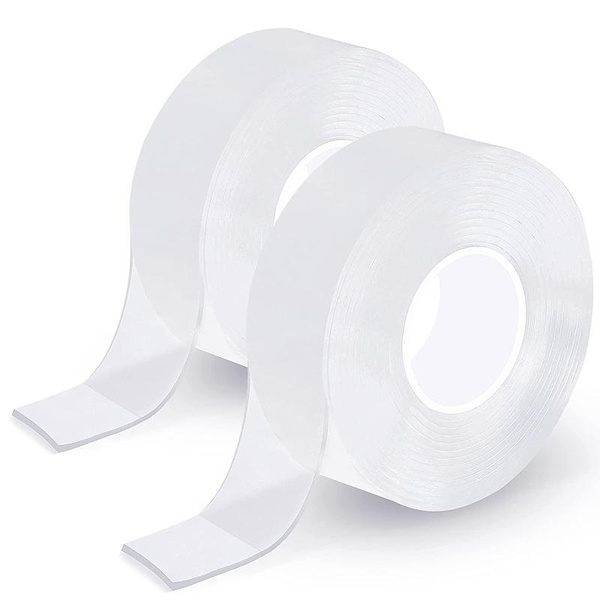 2022 Transparent Velcro Nano Tape Washable and Reusable Double-sided ...