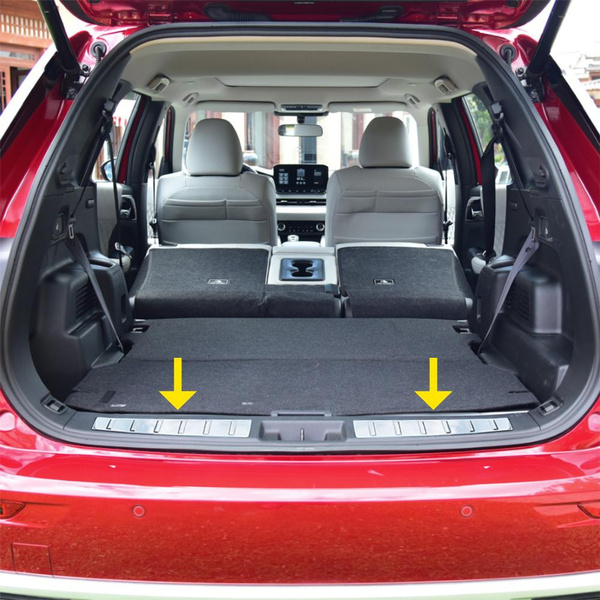 Metal Chrome Glossy Cargo Area Protector Cover For 2022 2023 Mitsubishi ...