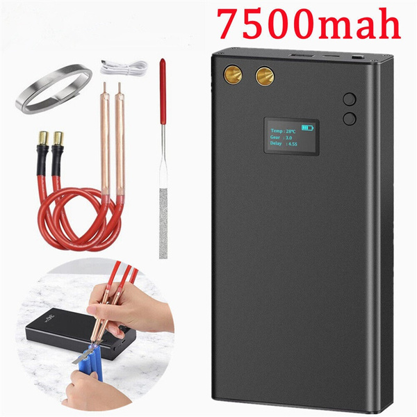 Portable Mini Spot Welder with Welding Pens LCD Screen 70 Gears ...