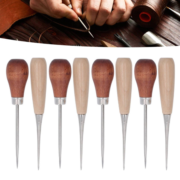 Leather Craft Awl Tools, Leather Hole Punch Tool Sewing Punching Hole ...