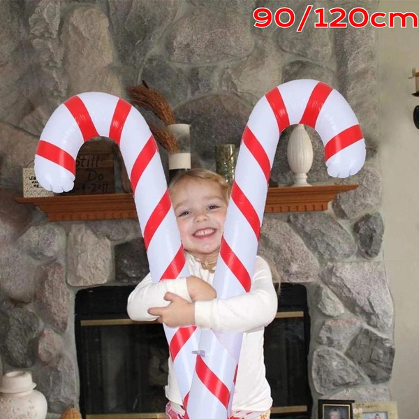 Christmas Inflatable Candy Canes Balloons for Party Indoor Outdoor ...