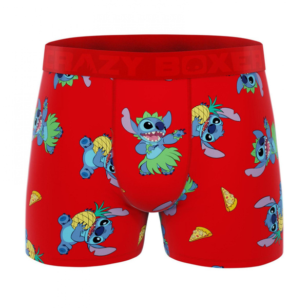 Crazy Boxers Disney's Lilo and Stitch Hawaiian Boxer Briefs in a Pizza ...