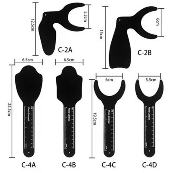 Dental Oral Photo Contrast Set Kit Black Background Board Photography ...