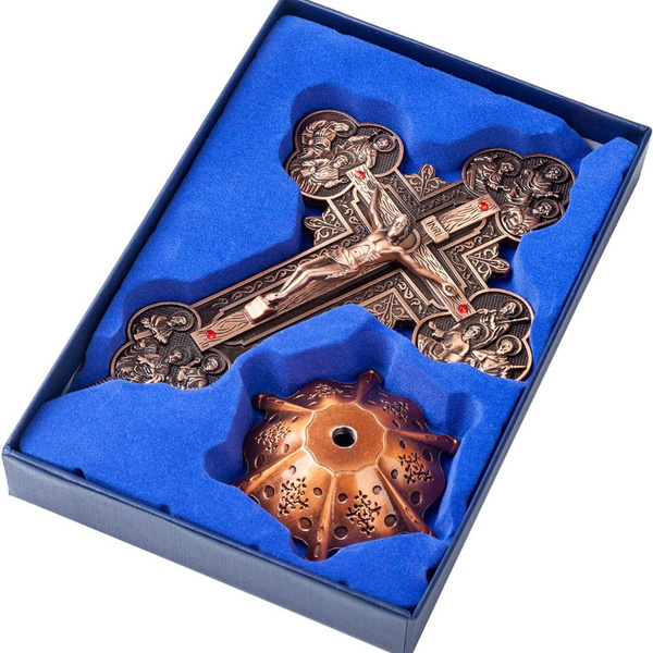 Metal Crucifix Wall Cross 12 Apostles Statue Jesus Cross Religious ...