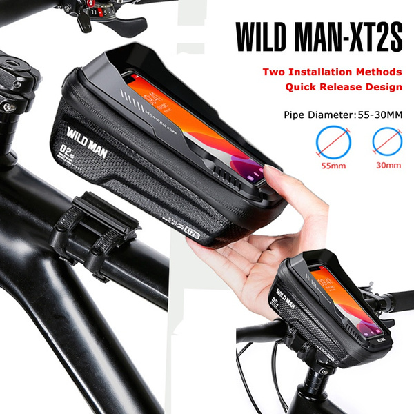 WILD MAN Bicycle Bag Front Rainproof Fahrradtasche Handlebar Bike Bag ...