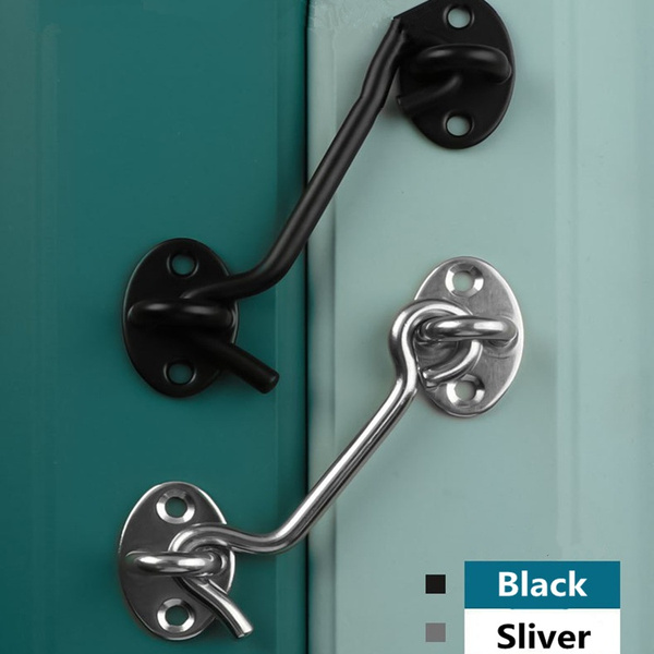 4 inch Stainless Steel Window Lock Switch Cabin Window Hook Door Eye ...