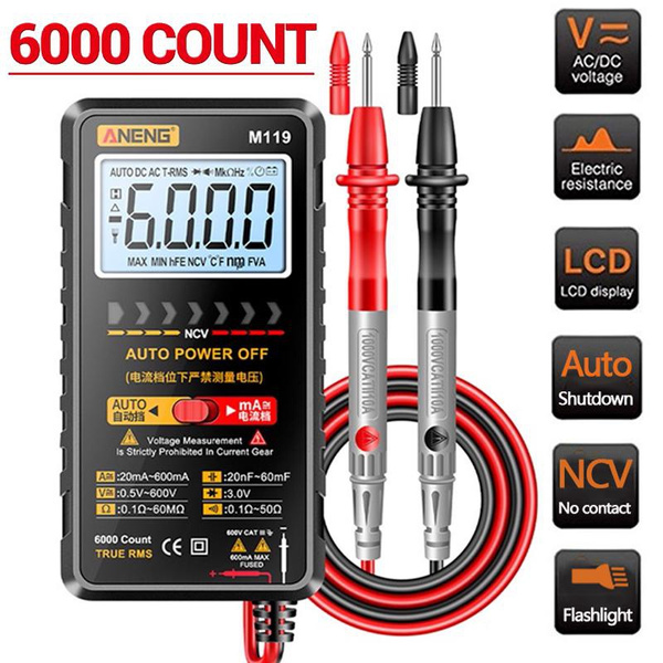 Digital Multimeter Electrical Meter Tester Multitester NCV Universal ...