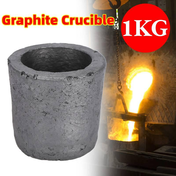 1KG Cup Shape Silicon Carbide Graphite Furnace Casting Crucible Melting ...
