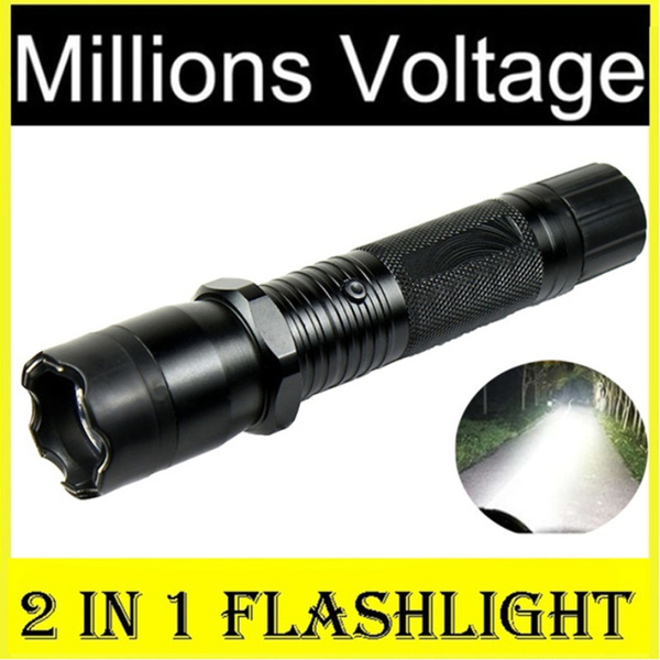 New Newest Multi-Tool LED Tazer Flashlight High Voltage Self-defense Rechargeable Retractable ...
