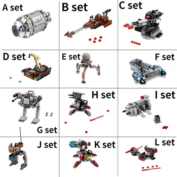 12 Style Imperial Death Star Mini Soldier Figures Weapons and Death ...