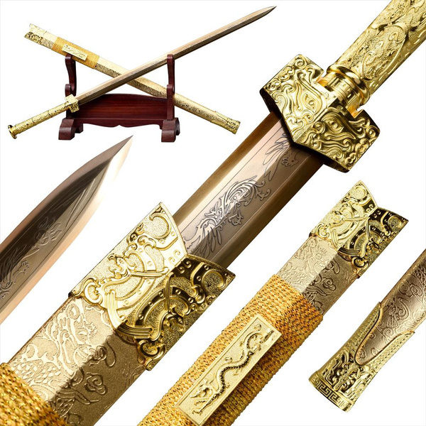 42 inch sword of Tang and Han Dynasties Sharp actual combat knife hand ...