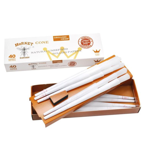 Pre Rolled Cones Shaped Cigarette Rolling Papers One Time Horn Classic ...