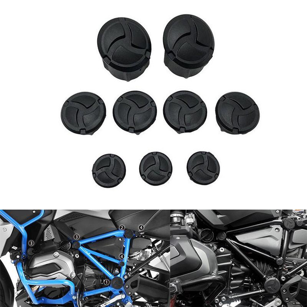 9pcs/set ABS Motorcycle Frame Hole Cover Caps Plug for BMW R1200GS for ...