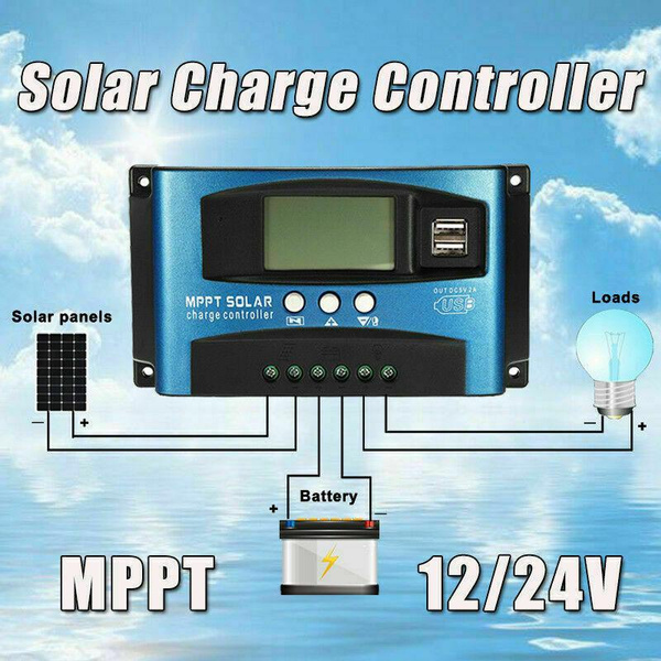 MPPT Solar Charge Controller, 40/50/60/100A Solar Charge Controller ...