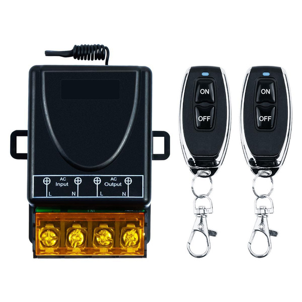 Wireless Remote Control Switch DC12V 1500W 30A Remote Control Relay ...