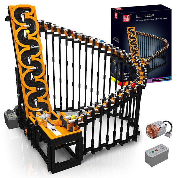 MOULD KING Creative Educational Toys The Motorized Harp Track with Ball ...