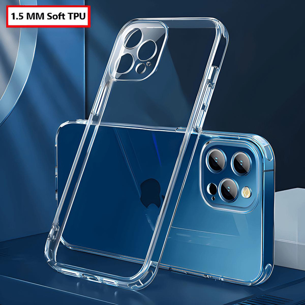 Clear Ultra Thin Soft TPU Case for Iphone 14 13 12 Pro Max Transparent ...