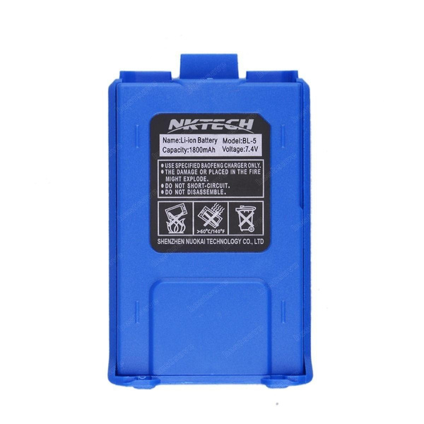 1-Pcs Blue Professional NKTECH 7.4V 1800mAh Rechargeable Li-ion Battery ...
