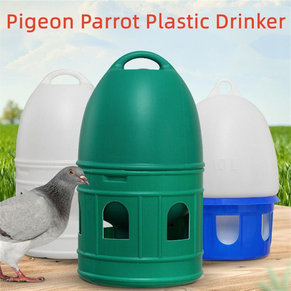 Pigeons Feeder Water Pot Pet Drinker Dispenser Container Birds Supplies ...