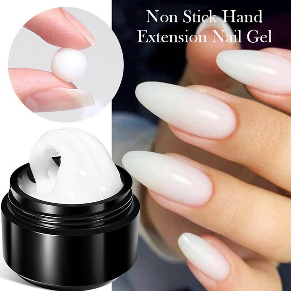 15ML Non Stick Hand Solid Extension Nail Gel Clear Nude Pink Extension ... 15ML Non Stick Hand Solid Extension Nail Gel Clear Nude Pink Extension ...