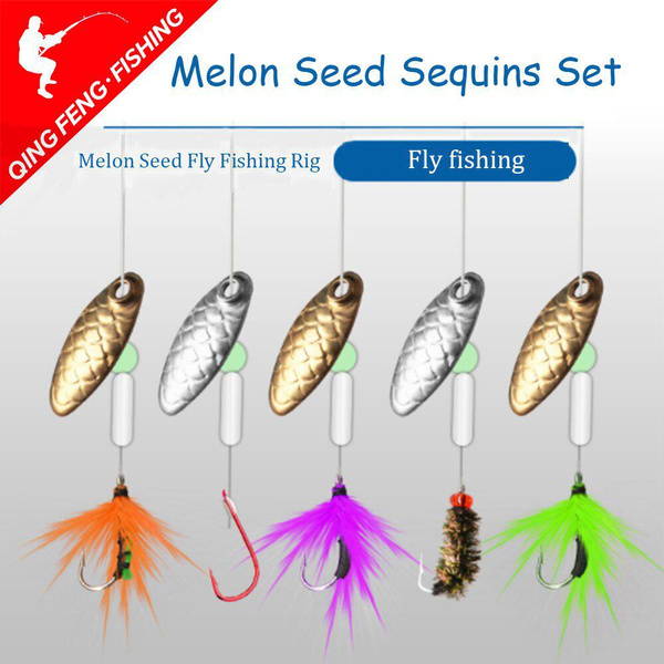 Fishing Lures Melon Seeds Sequins Line Group Suit Stickbait Scale Bone ...