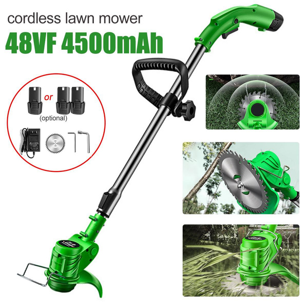 Rechargeable Electric 48VF 4500mAh Cordless Garden Grass Handheld ...